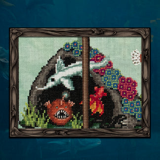 The Deadly Aquarium - Digital PDF Cross Stitch Pattern – Lola Crow ...