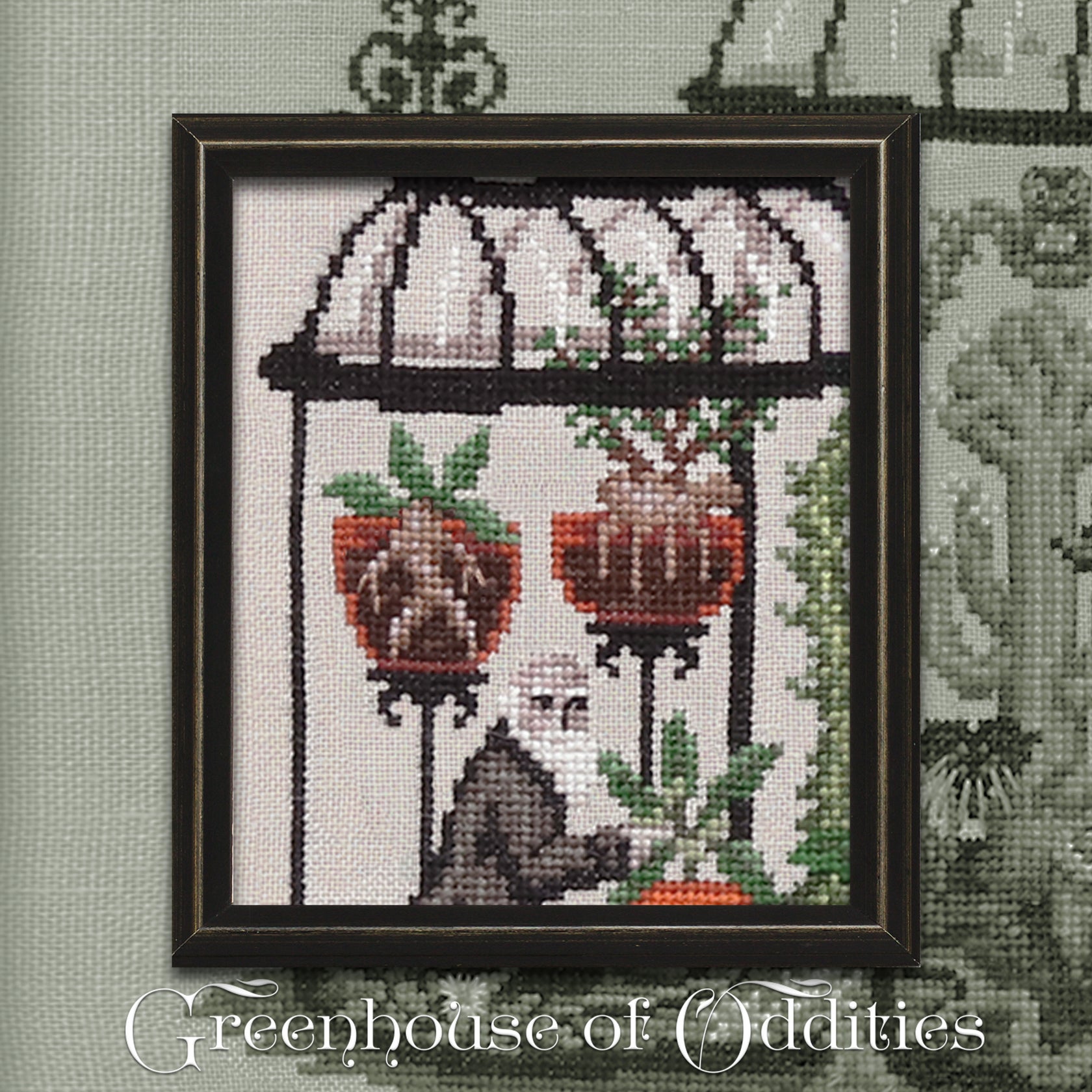 Greenhouse of Oddities - Digital PDF Cross Stitch Pattern – Lola Crow ...