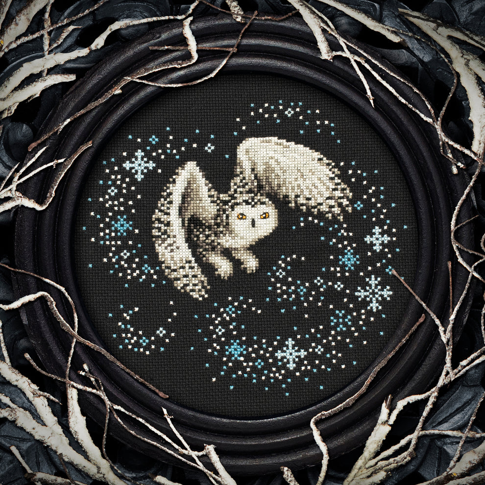 I Am Winter - Digital PDF Cross Stitch Pattern – Lola Crow Cross Stitch